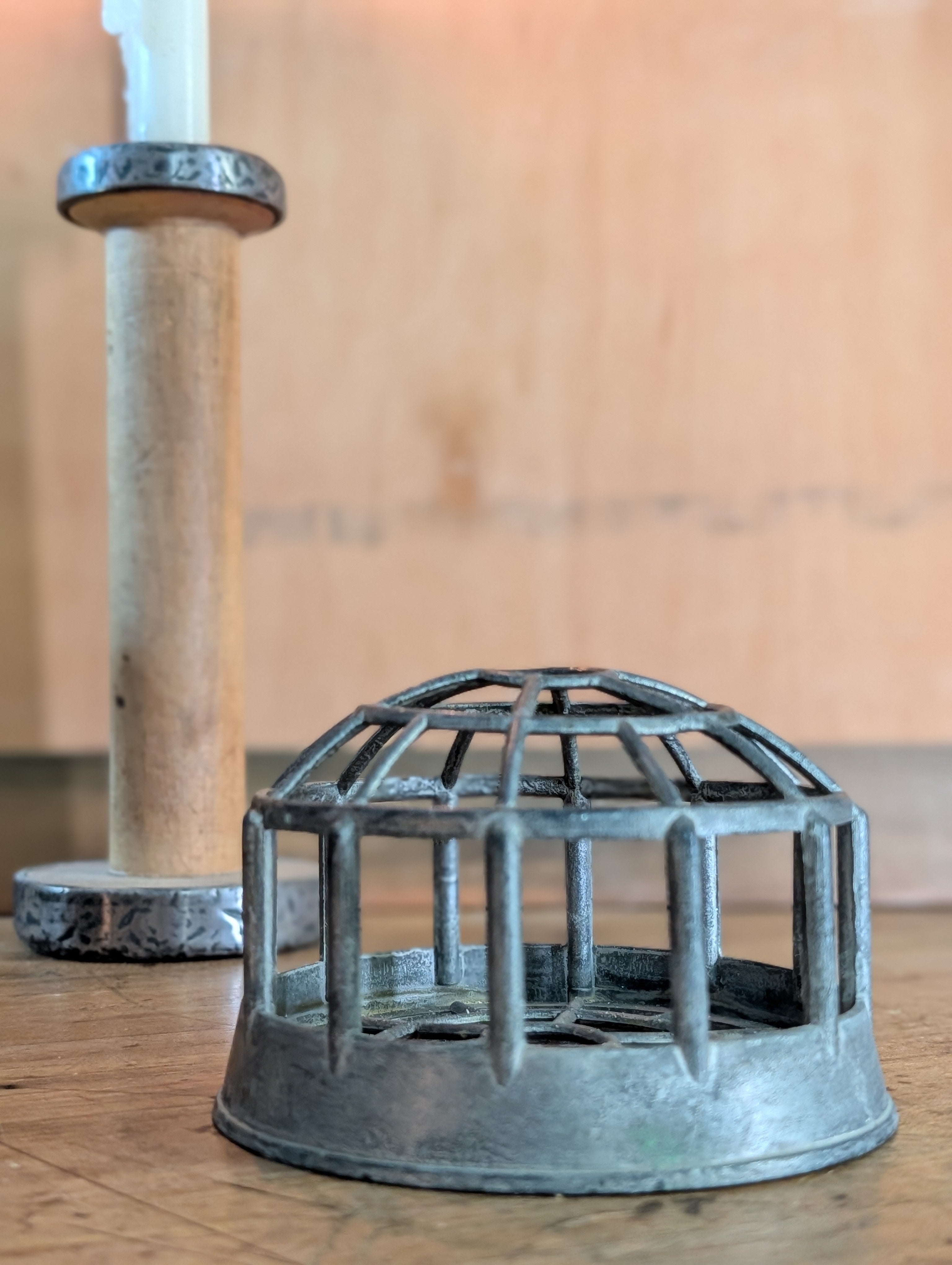 Cage flower frog – Life Has Repurpose Vintage Shop